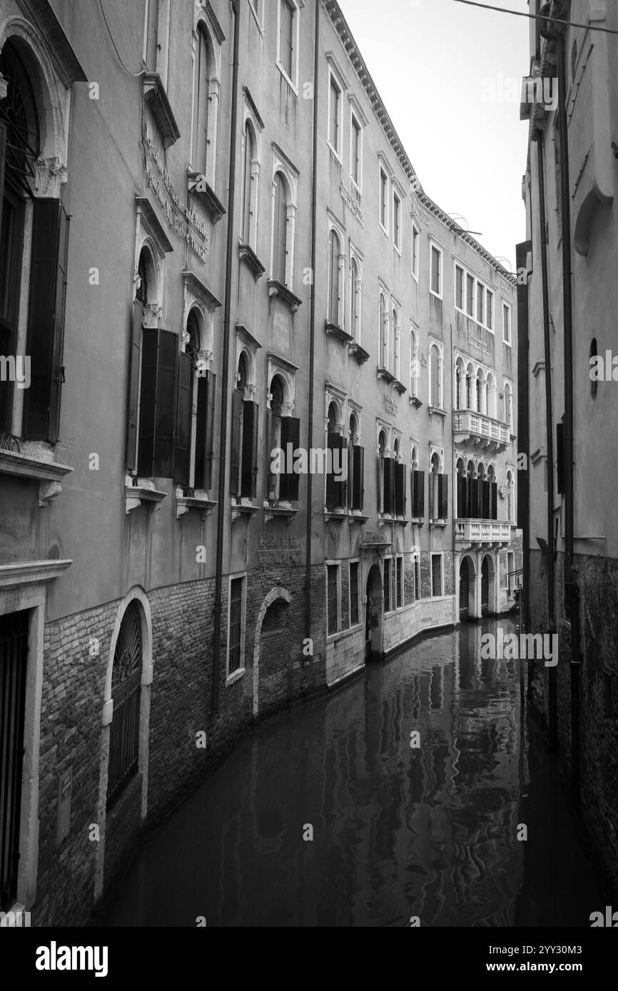 European city waterway Black and White Stock Photos & Images - Alamy