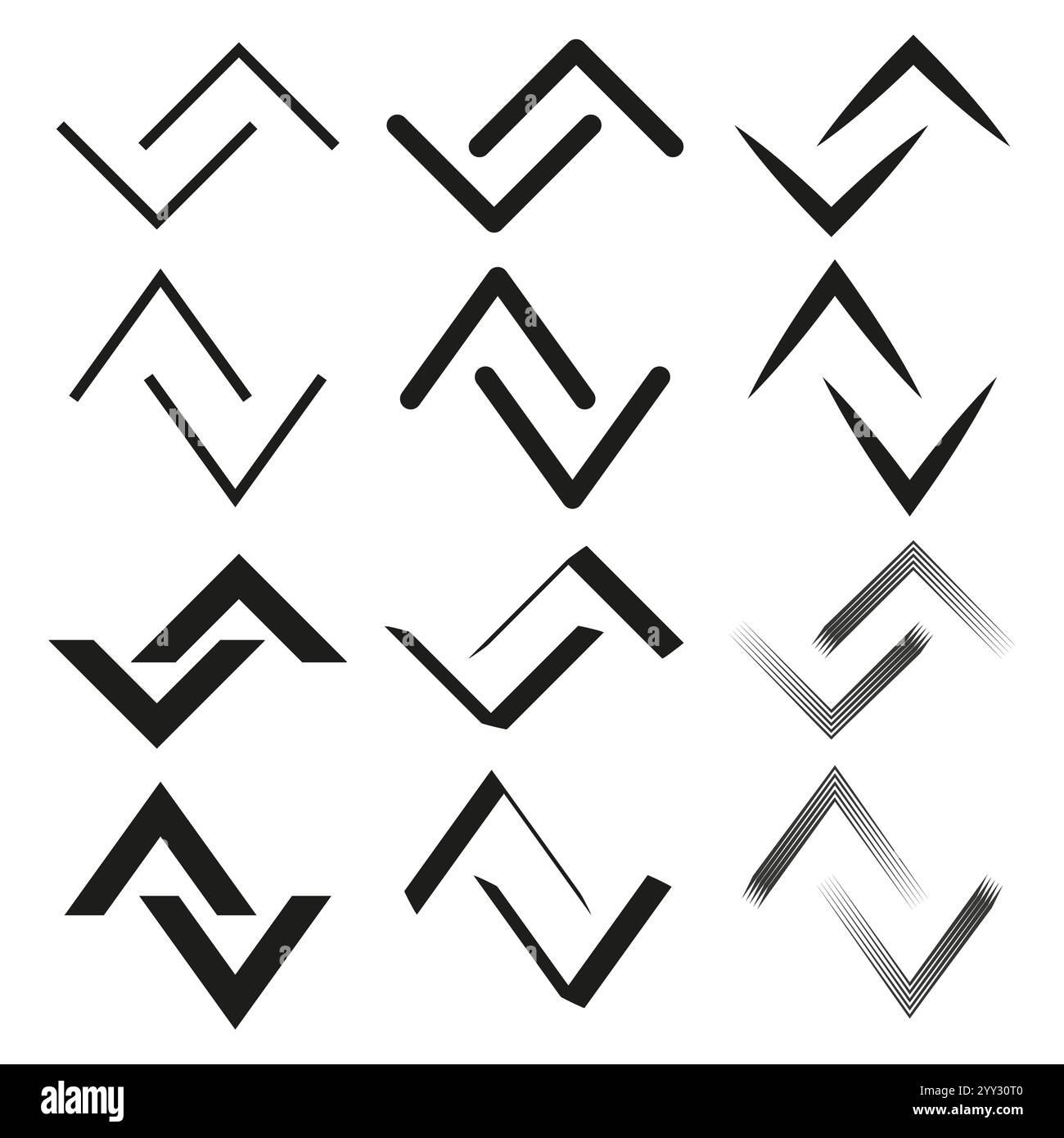 Chevron shapes hi-res stock photography and images - Alamy