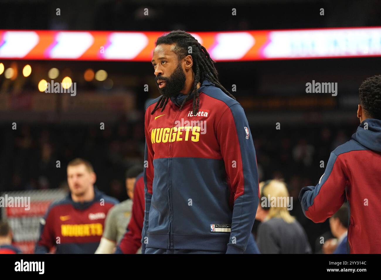 Denver Nuggets center DeAndre Jordan (6) in the first half of an NBA ...