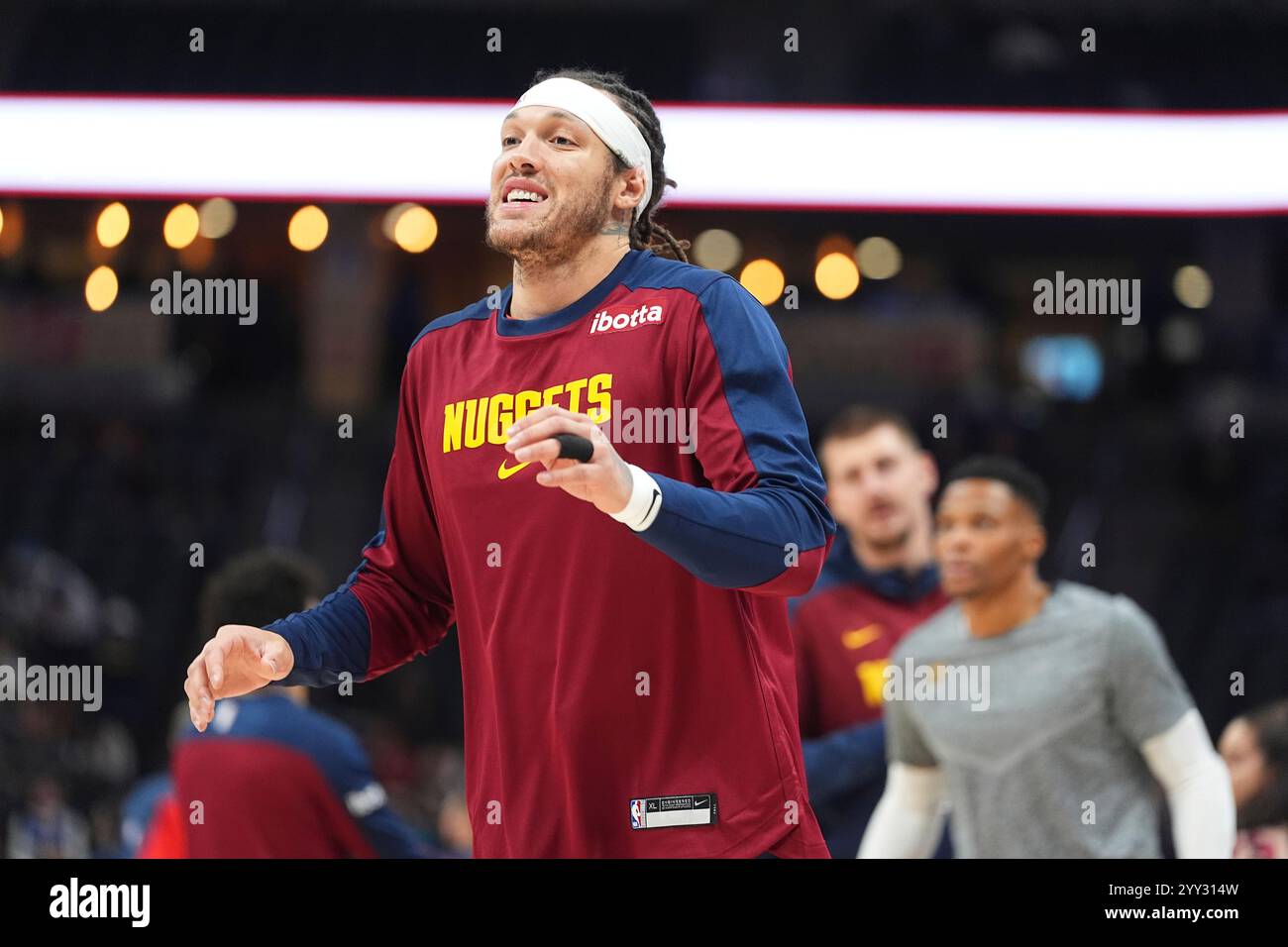 Denver Nuggets forward Aaron Gordon (32) in the first half of an NBA ...