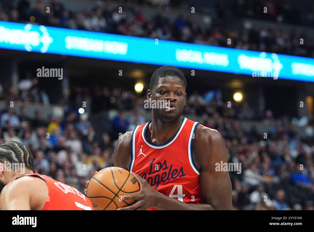 Los Angeles Clippers center Mo Bamba (4) in the first half of an NBA basketball game Friday, Dec ...
