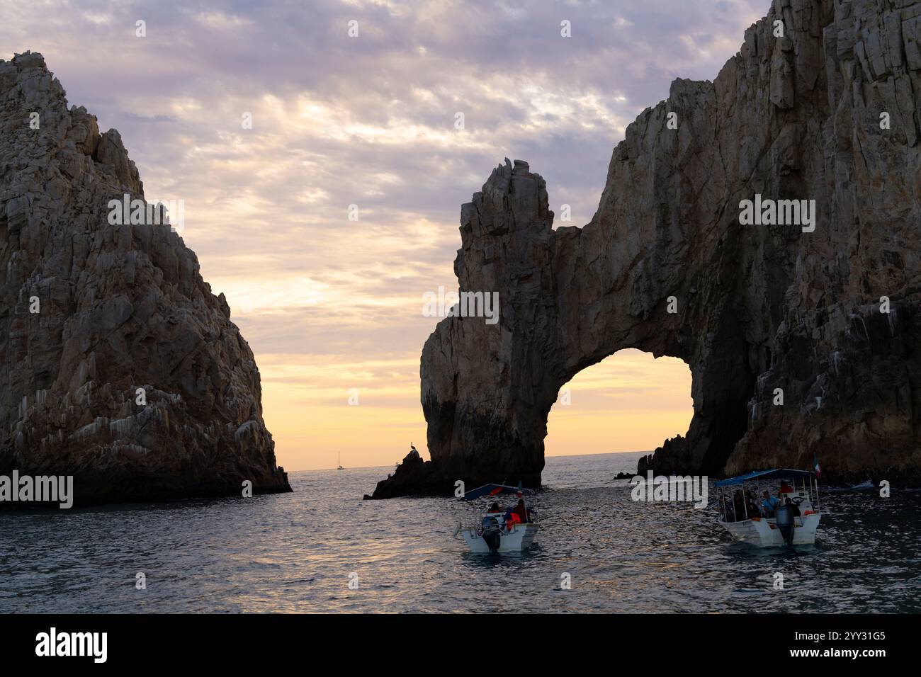 Sunset Cruise at Cabo San Lucas Baja Mexico Stock Photo - Alamy