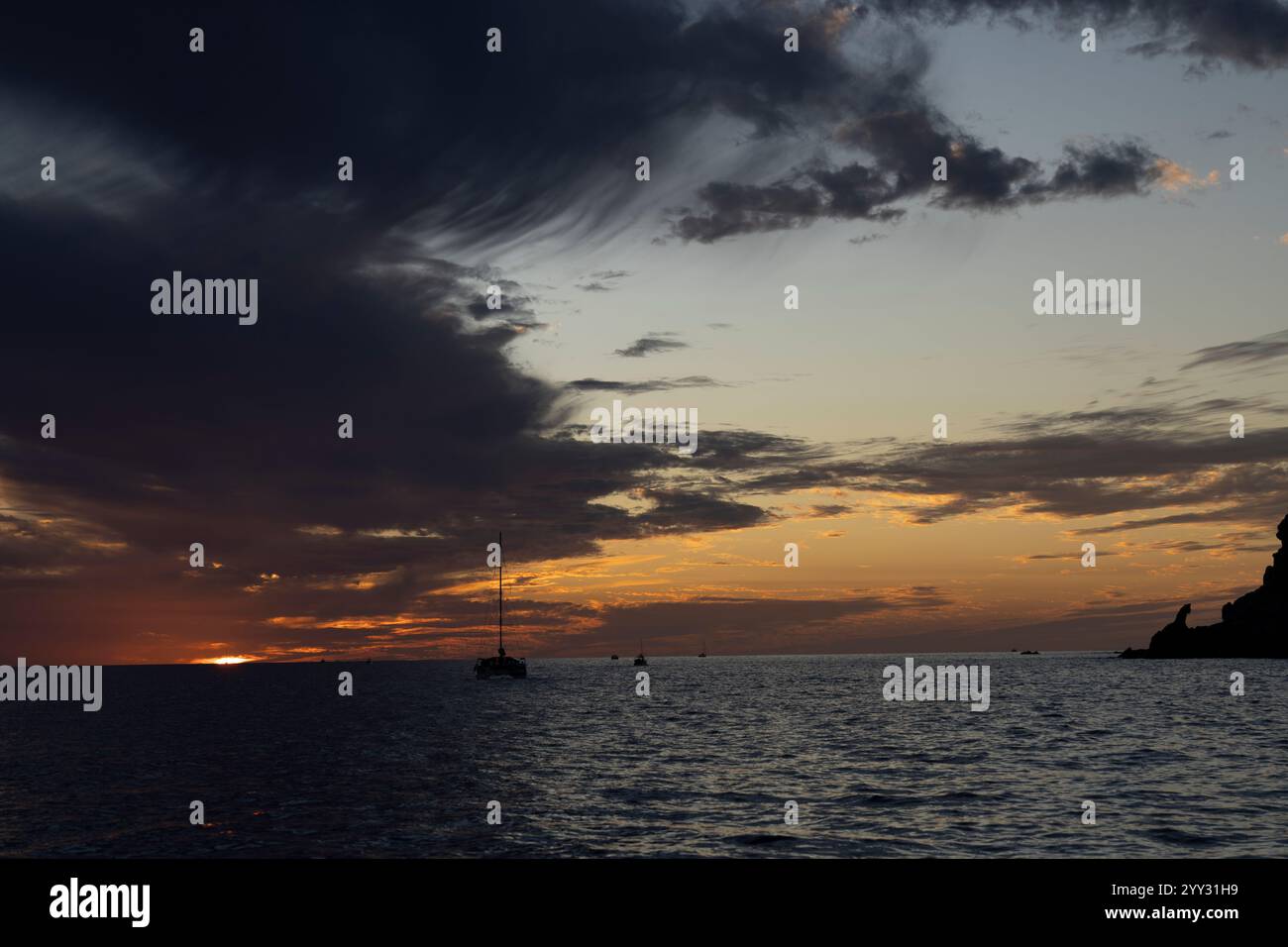Sunset Cruise at Cabo San Lucas Baja Mexico Stock Photo - Alamy