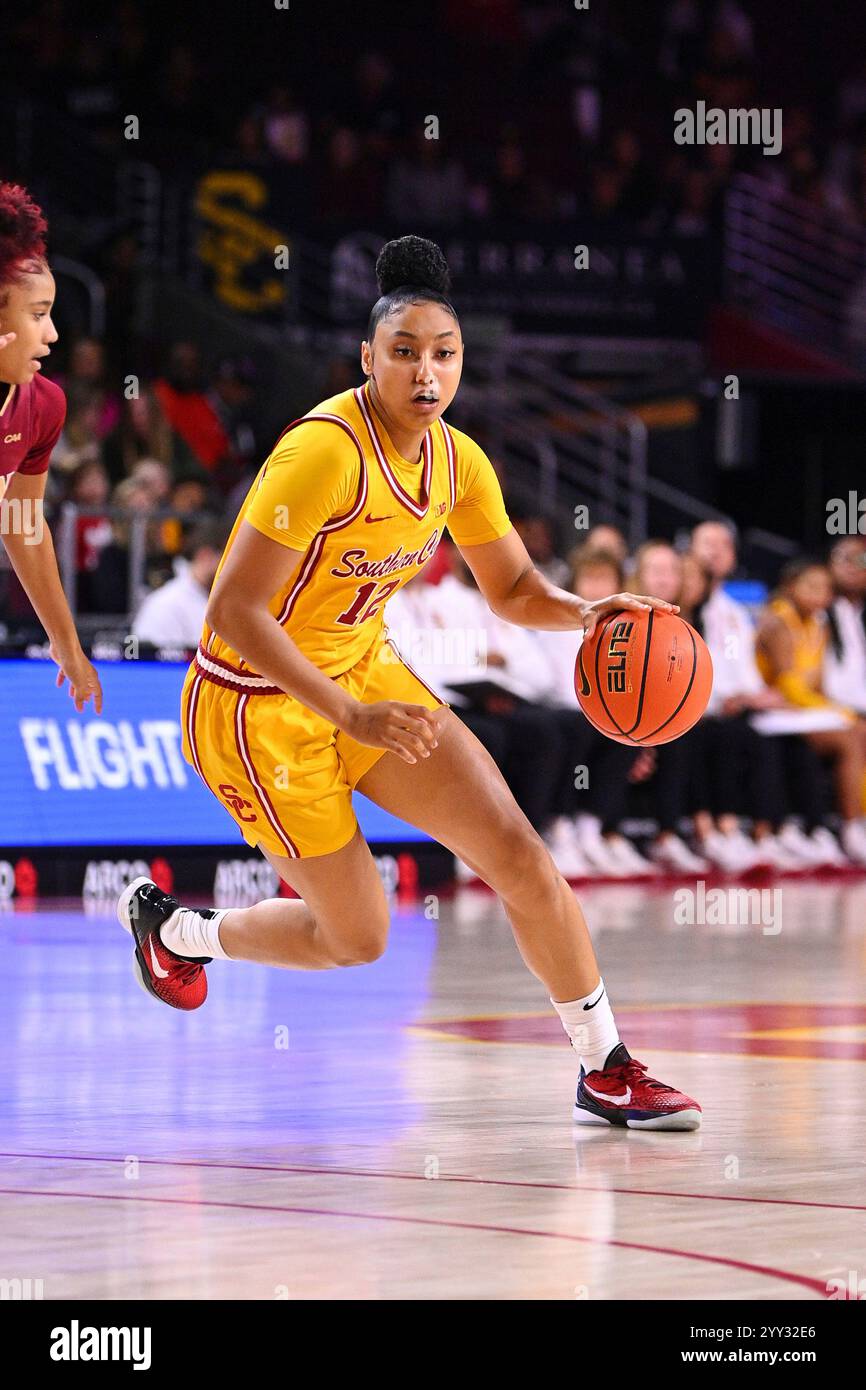 LOS ANGELES, CA - DECEMBER 15: USC Trojans guard JuJu Watkins (12 ...