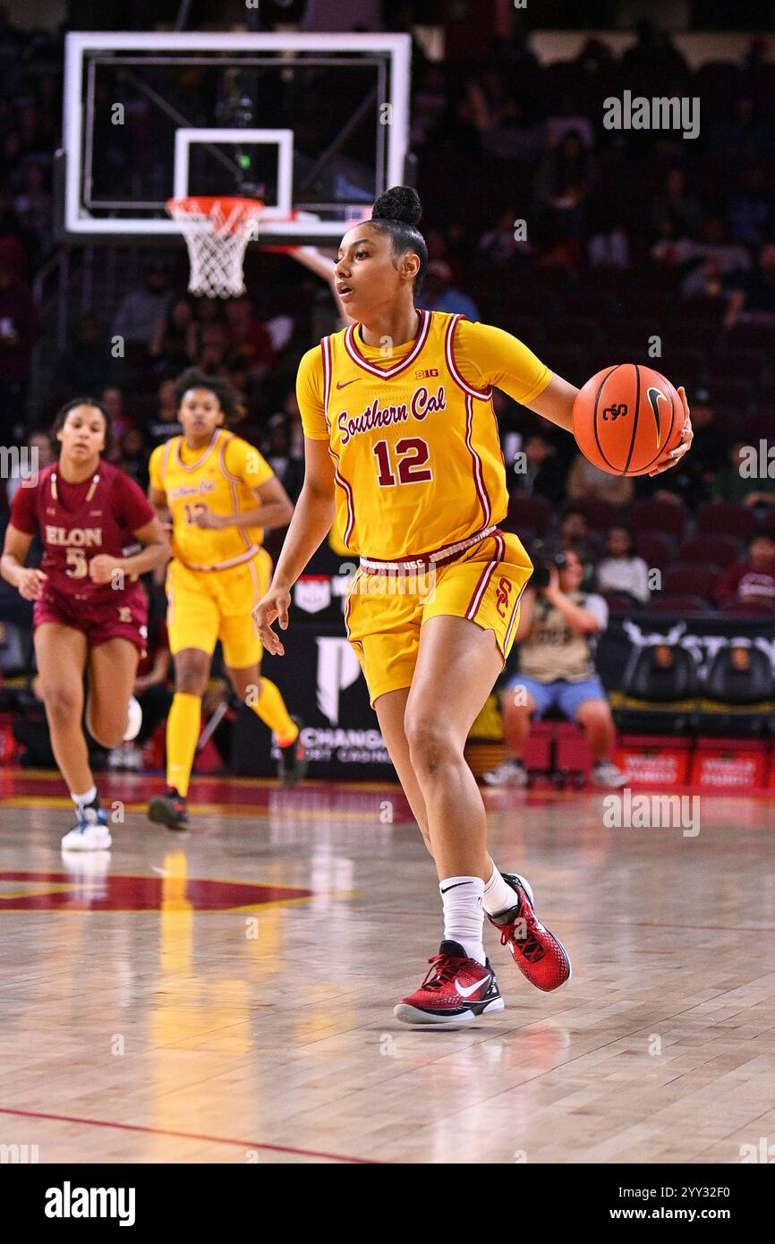 LOS ANGELES, CA - DECEMBER 15: USC Trojans guard JuJu Watkins (12 ...