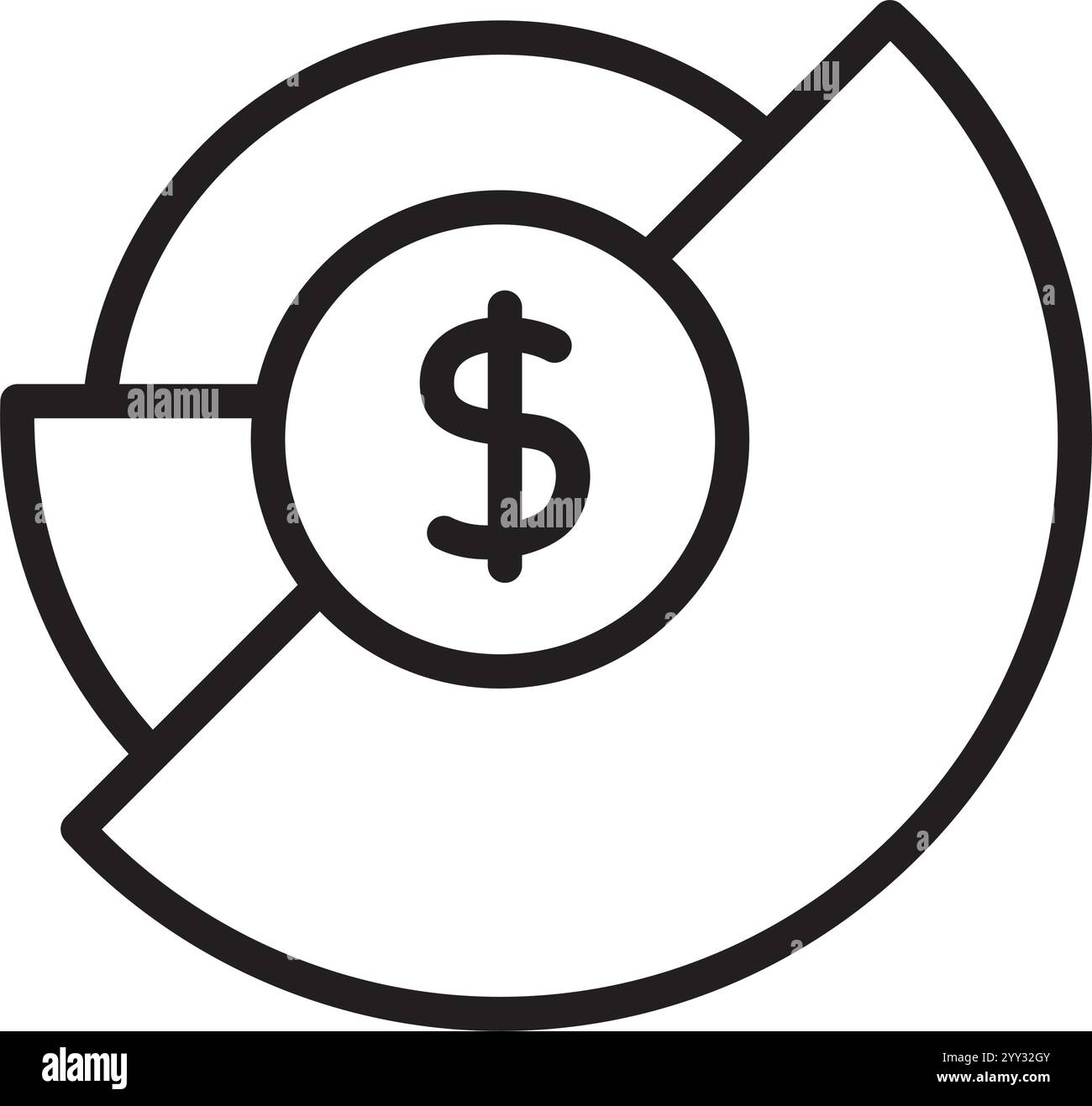 financial diagram and money Stock Vector Image & Art - Alamy