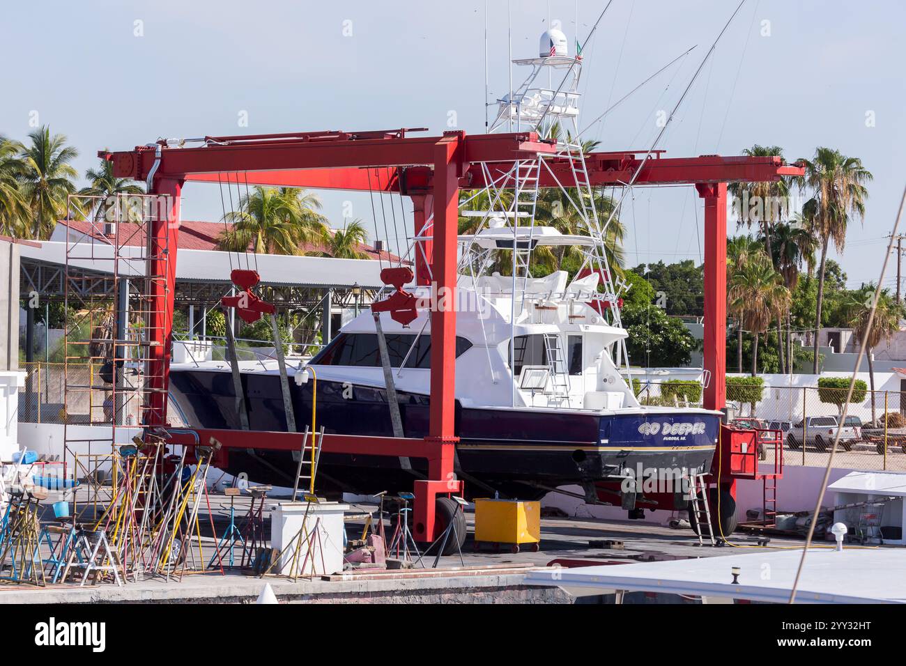 Dock scene, La Paz, Baja California Sur, Mexico Stock Photo - Alamy
