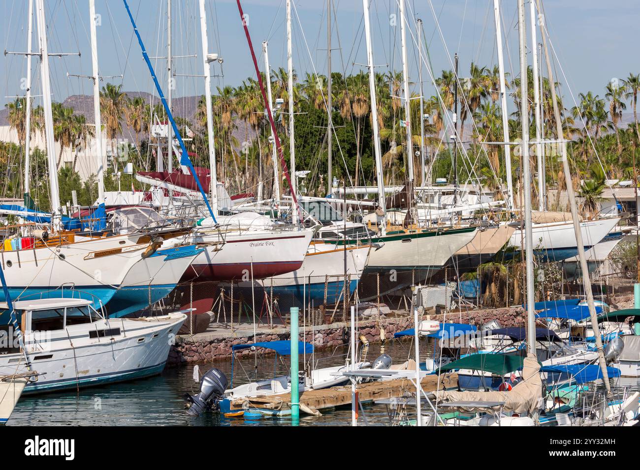 Dock scene, La Paz, Baja California Sur, Mexico Stock Photo - Alamy