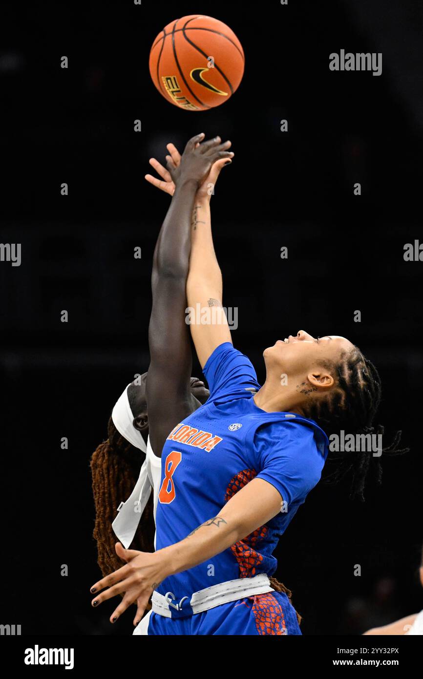 Charlotte, North Carolina, USA. 18th Dec, 2024. Florida Gators guard ME ...