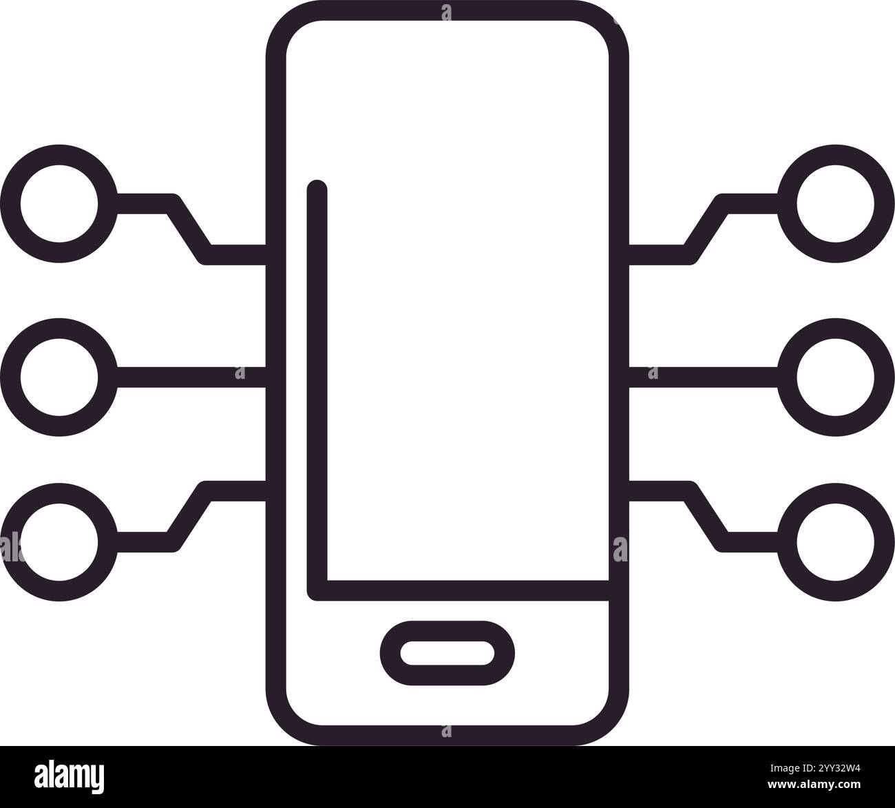 smartphone electronic system Stock Vector Image & Art - Alamy
