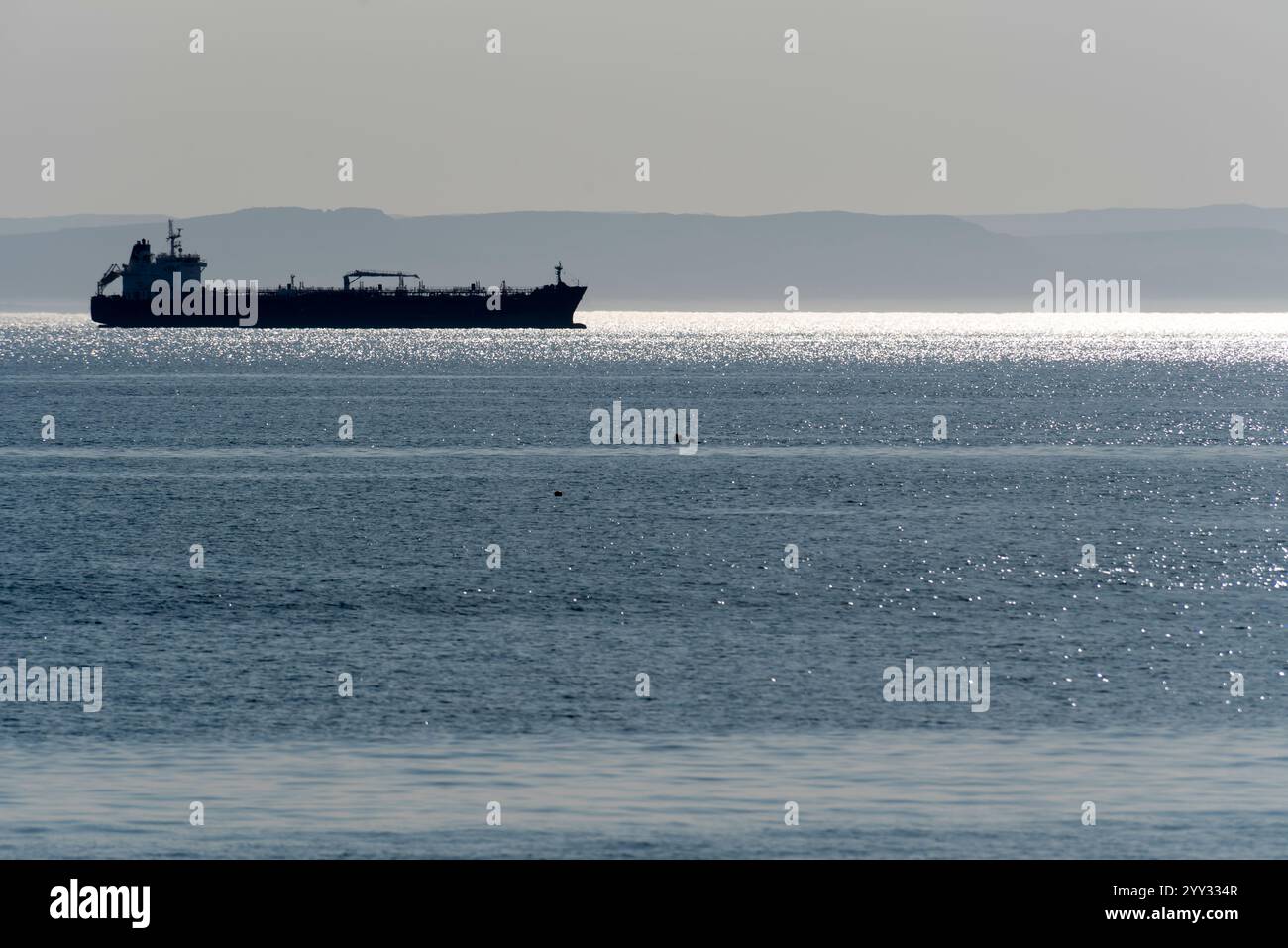 Cargo ship, Cortés sea, La Paz, Baja California Sur, Mexico Stock Photo ...