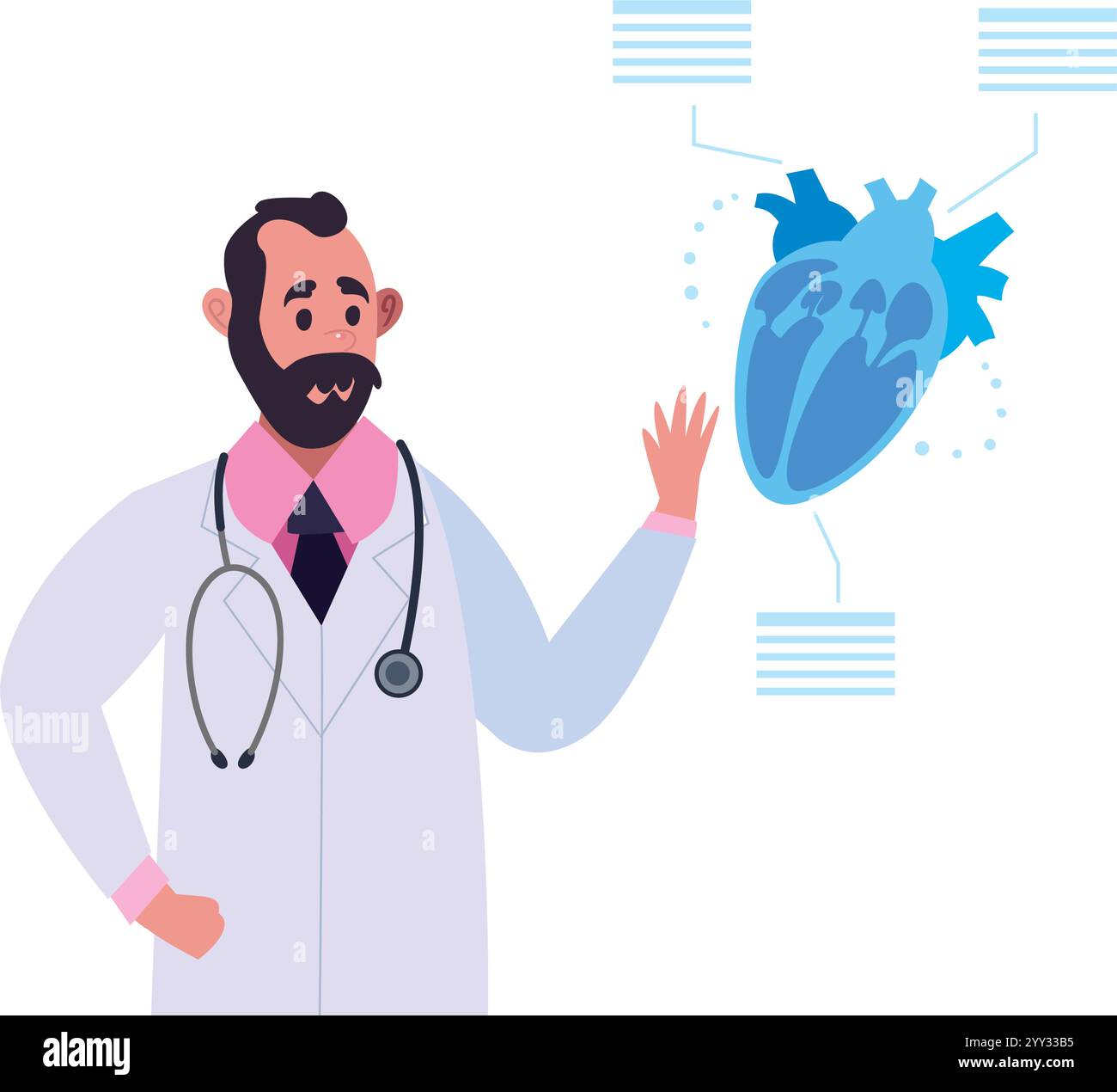 ai medicine doctor and human heart Stock Vector Image & Art - Alamy