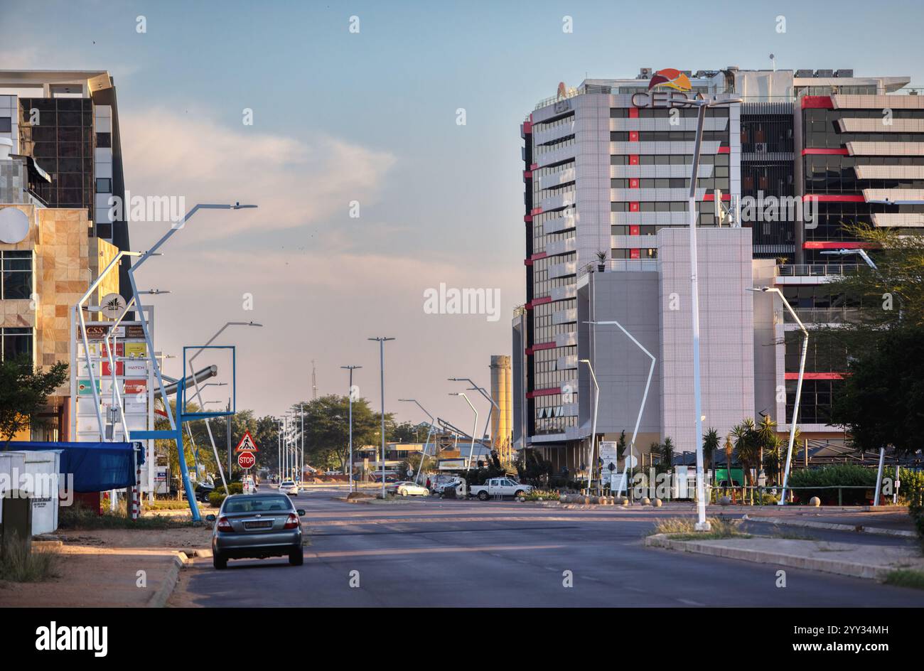 Gaborone, Botswana,12 May 2020, CEDA building headquarters, street view ...