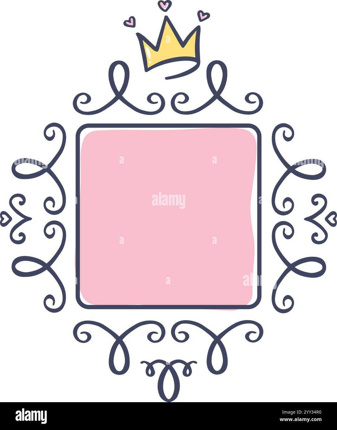Wedding invitation template featuring Stock Vector Images - Alamy
