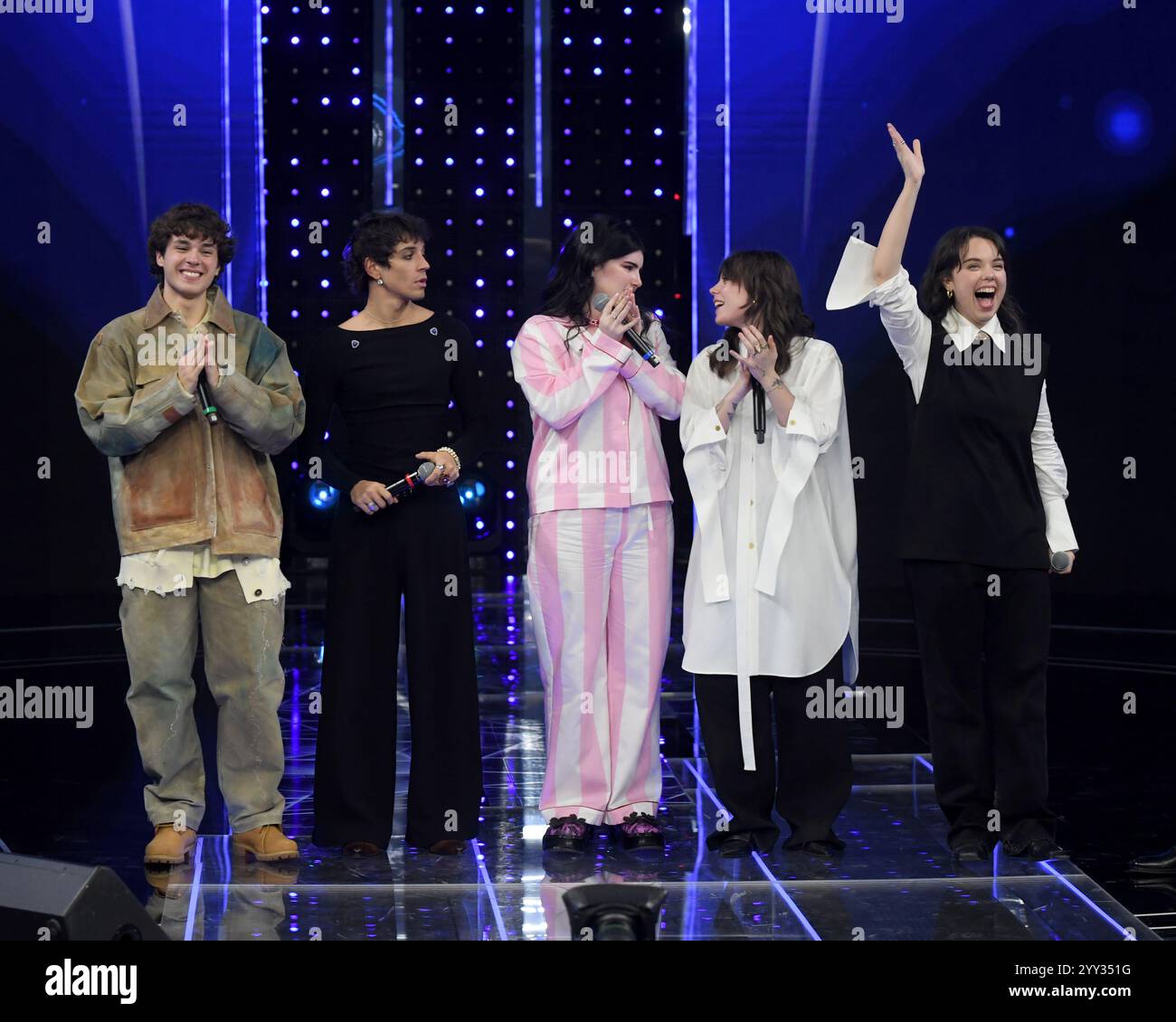 Sanremo, Italy. 18th Dec, 2024. Sanremo, TV Show “Sarà Sanremo”. Finale ...