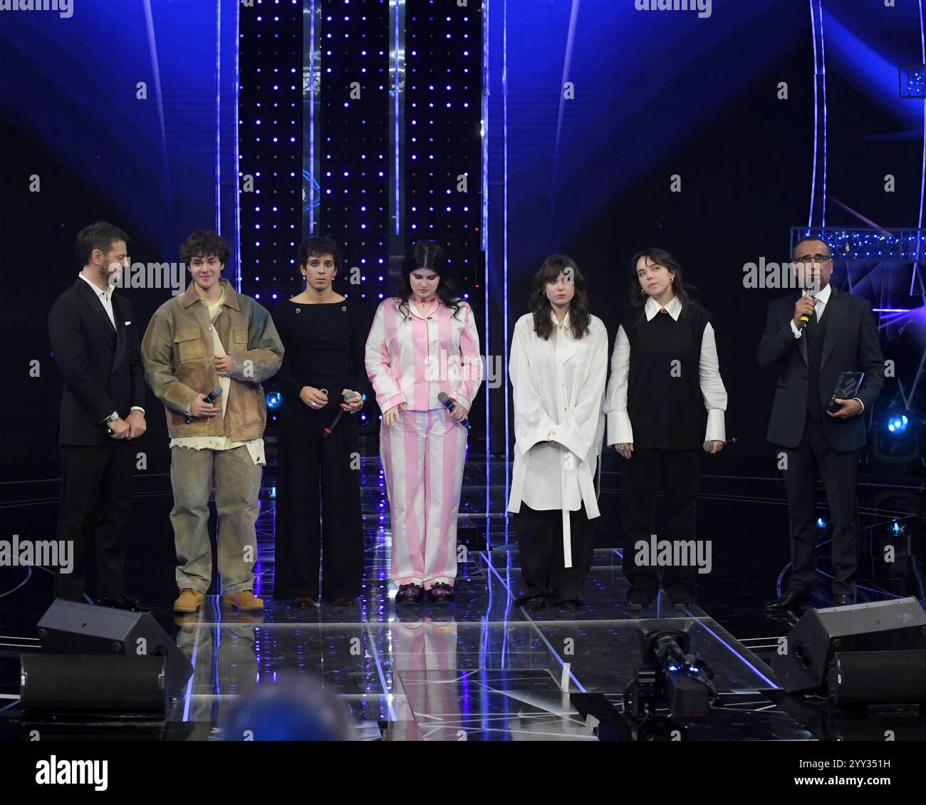 Sanremo, Italy. 18th Dec, 2024. Sanremo, TV Show “Sarà Sanremo”. Finale ...