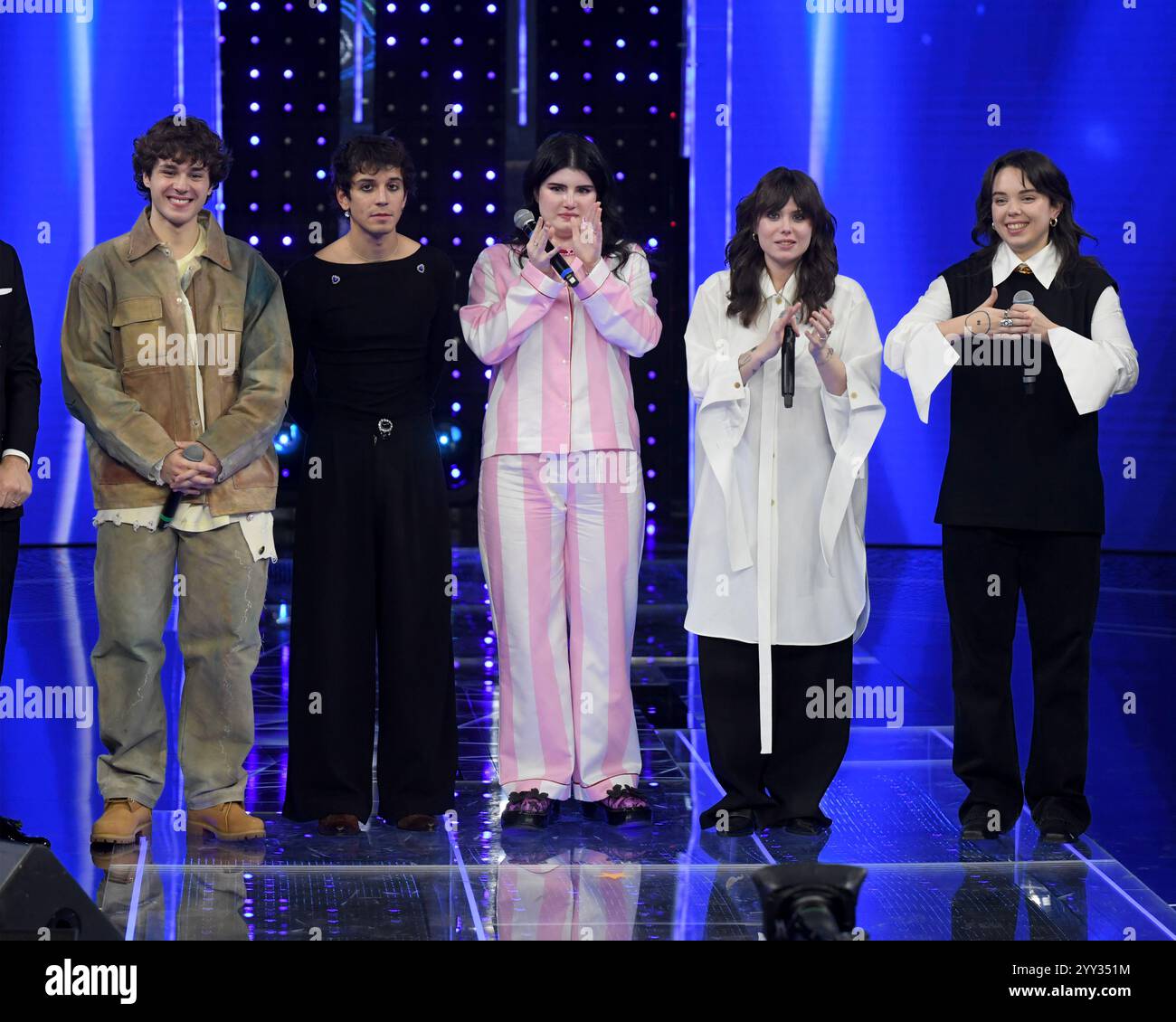 Sanremo, Italy. 18th Dec, 2024. Sanremo, TV Show “Sarà Sanremo”. Finale ...