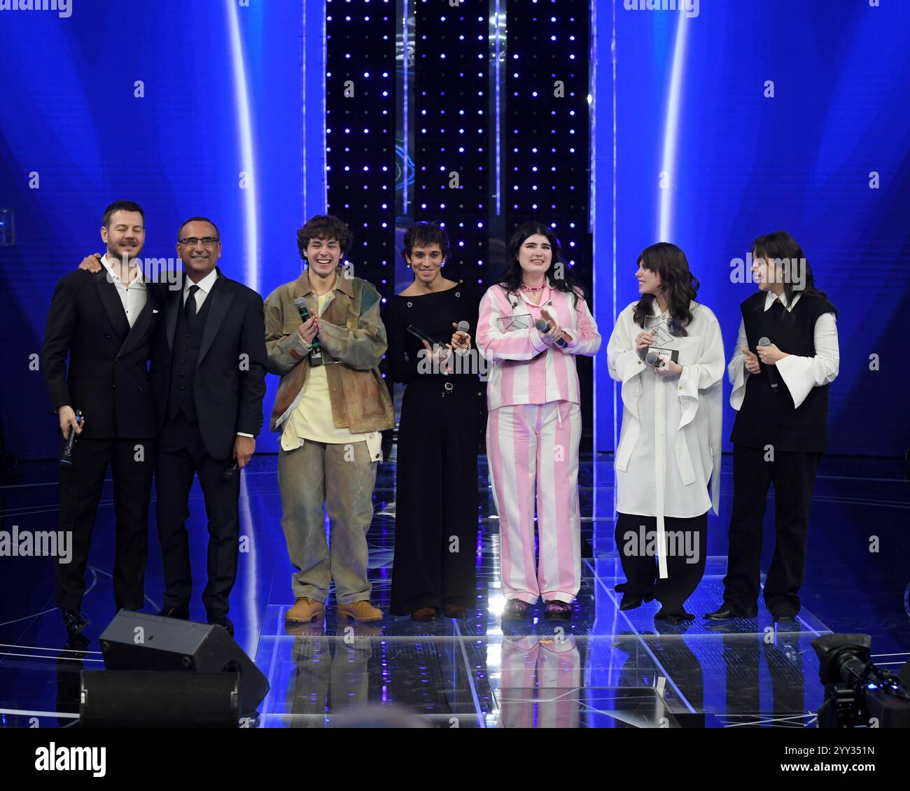 Sanremo, Italy. 18th Dec, 2024. Sanremo, TV Show “Sarà Sanremo”. Finale ...
