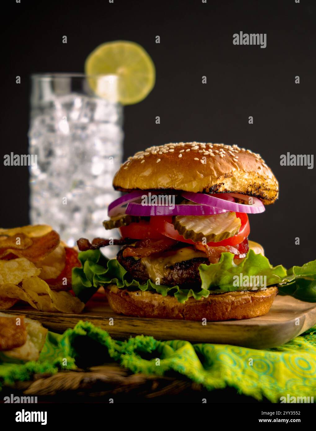 Lunch drink sparkling hi-res stock photography and images - Alamy