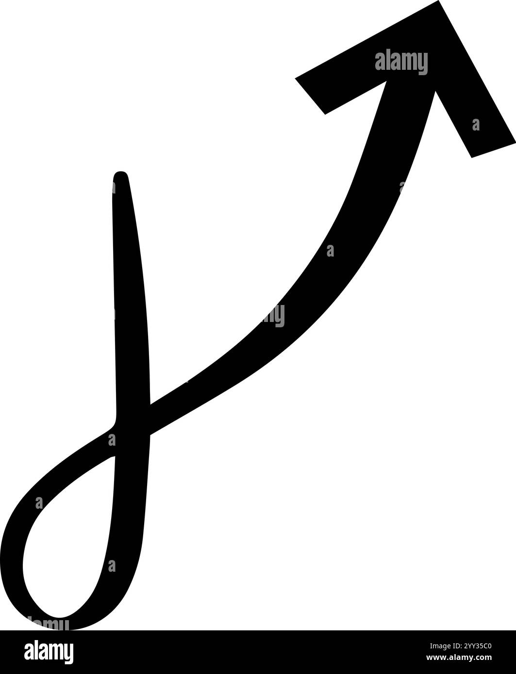 Black upward trend arrow representing growth, success, and positive ...