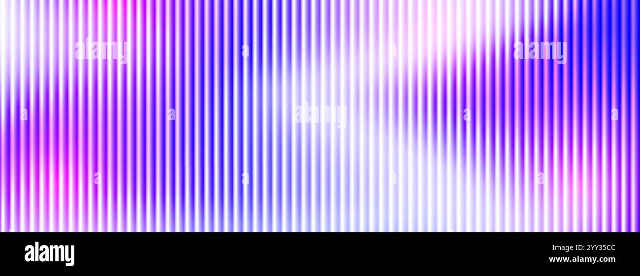 Iridescent ribbed glass background. Pink purple frosted reeded ...