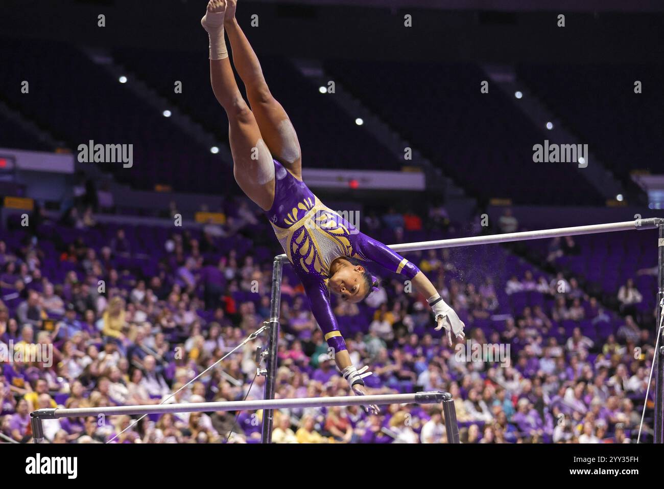 Baton Rouge, LA, USA. 16th Dec, 2024. LSU's Haleigh Bryant performs on ...