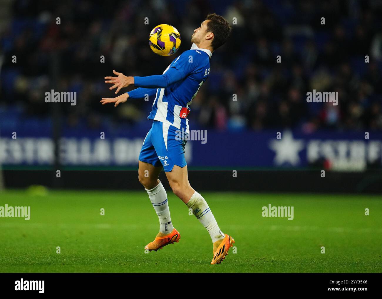Brian Olivan of RCD Espanyol during the La Liga EA Sports match between ...