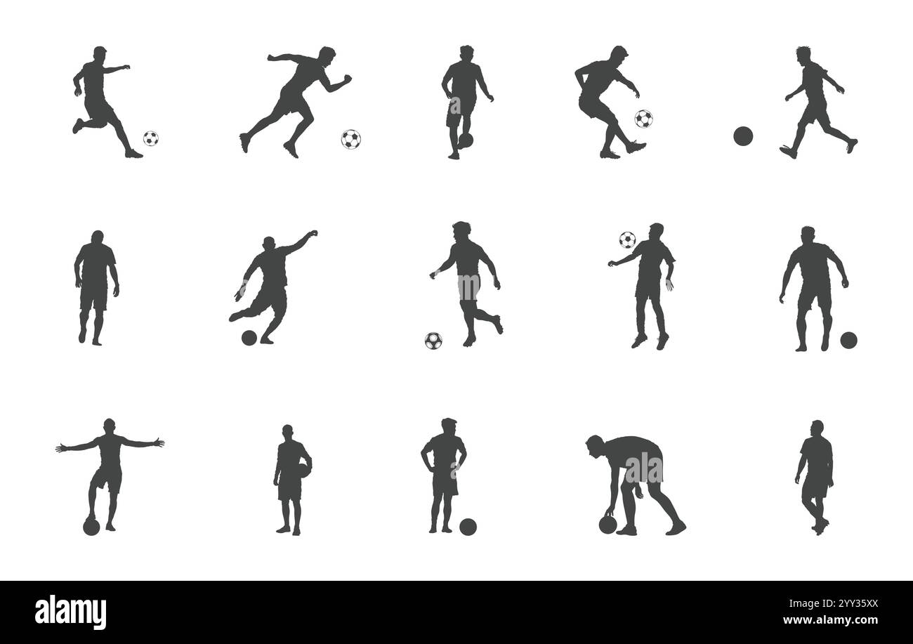 Soccer player svg hi-res stock photography and images - Alamy