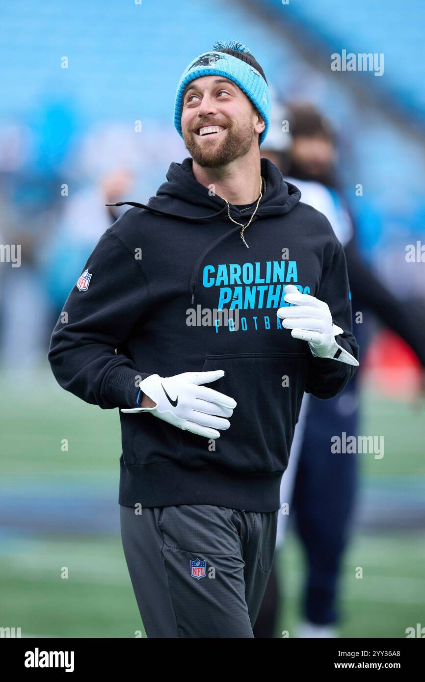 Carolina Panthers wide receiver Adam Thielen warms up prior to an NFL ...