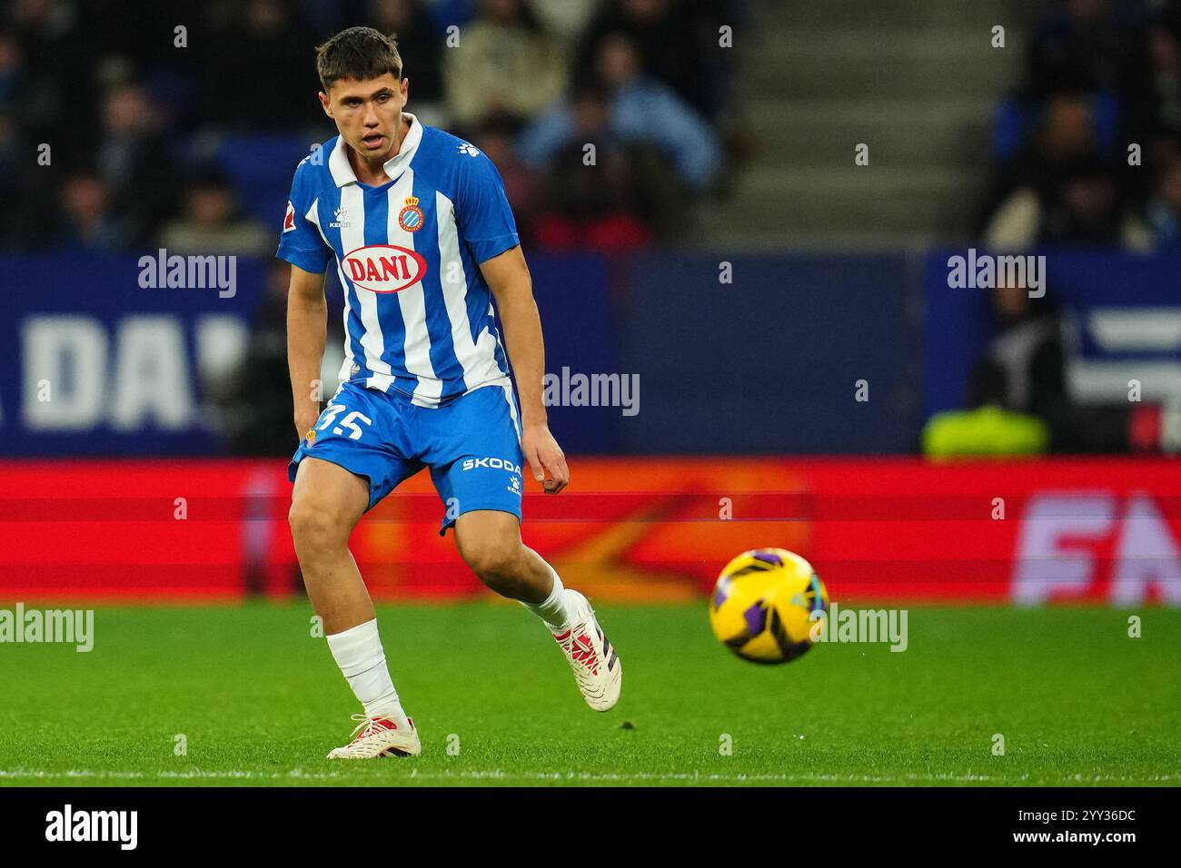 Barcelona, Spain. 18th Dec, 2024. Rafael Bauza of RCD Espanyol during ...