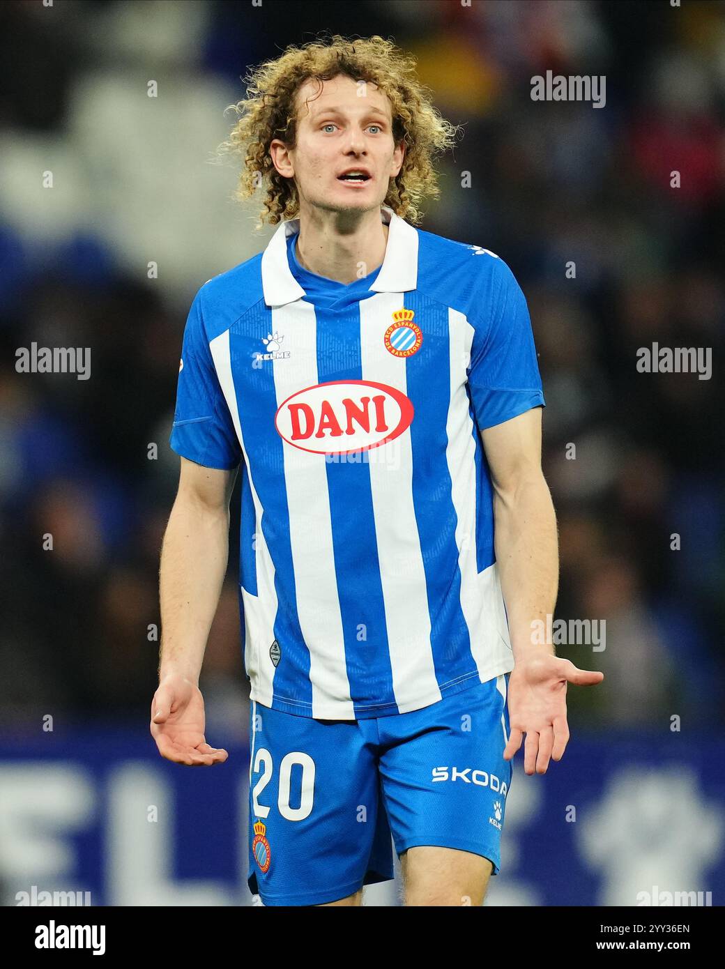 Barcelona, Spain. 18th Dec, 2024. Alex Kral of RCD Espanyol during the ...