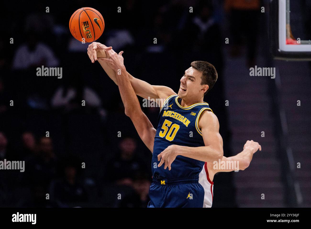 December 18, 2024: Michigan Wolverines center Vladislav Goldin (50 ...