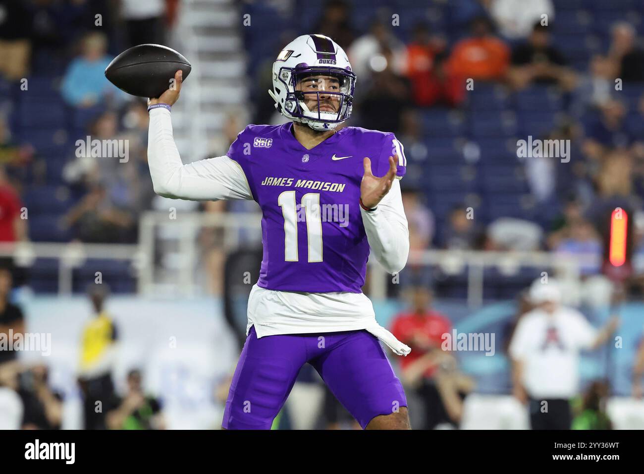 BOCA RATON, FL - DECEMBER 18: James Madison Dukes quarterback Billy ...