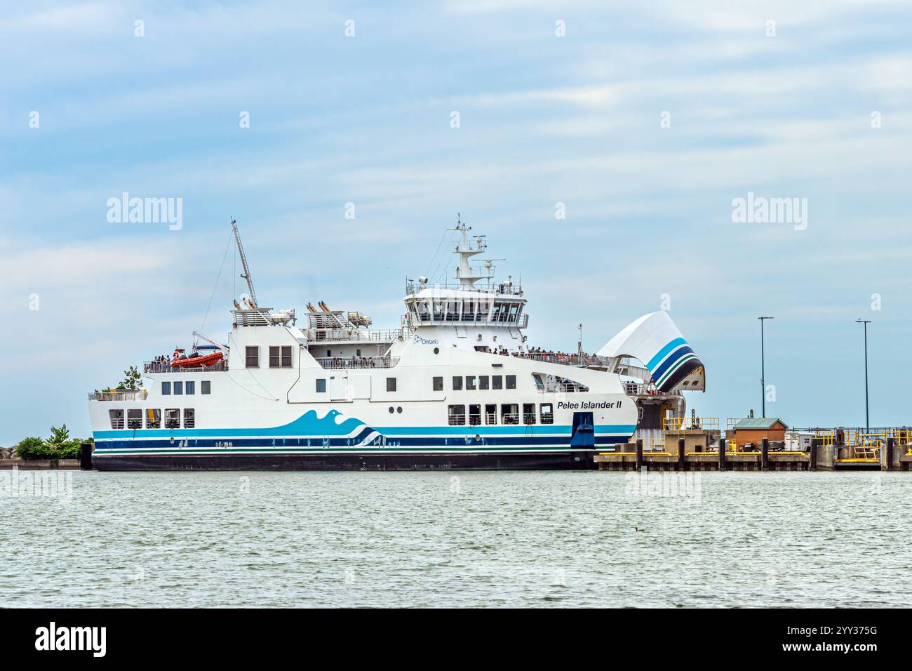 The Pelee Islander II ferries passengers to Pelee Isand, the most ...