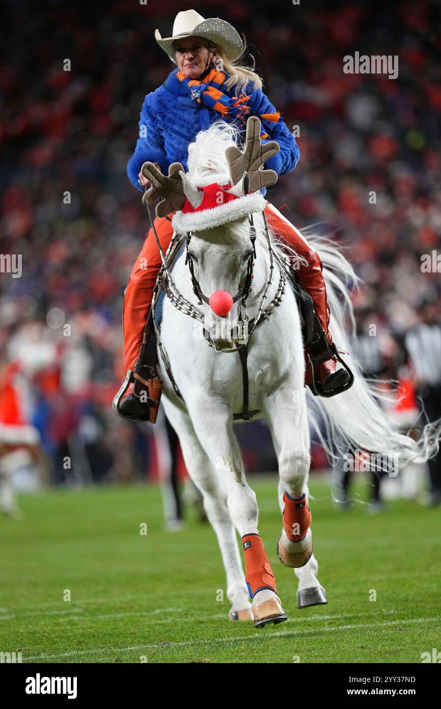 Sharon Magness-Blake rides thunder after a Denver Broncos touchdown ...