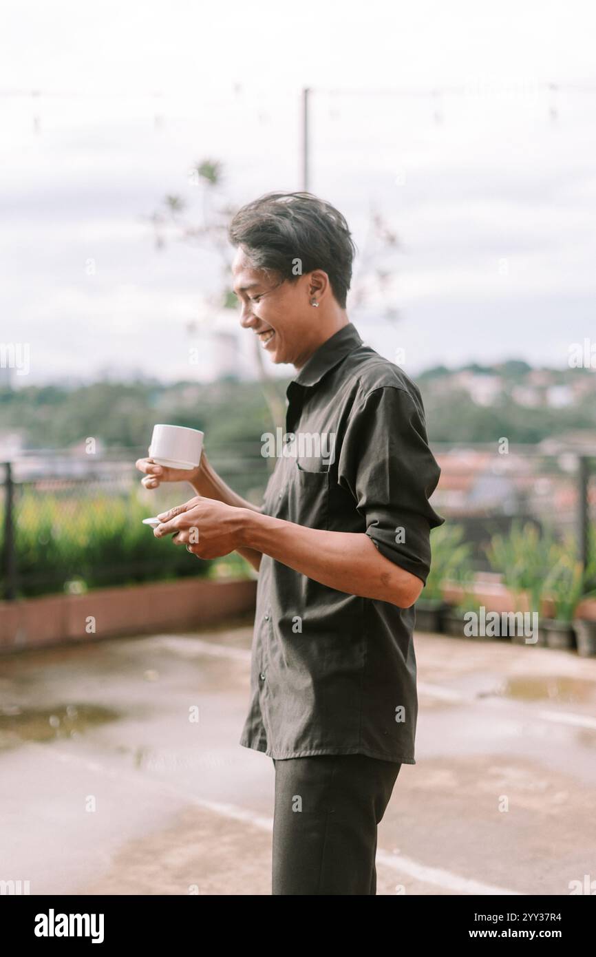 Sip of coffee hi-res stock photography and images - Alamy