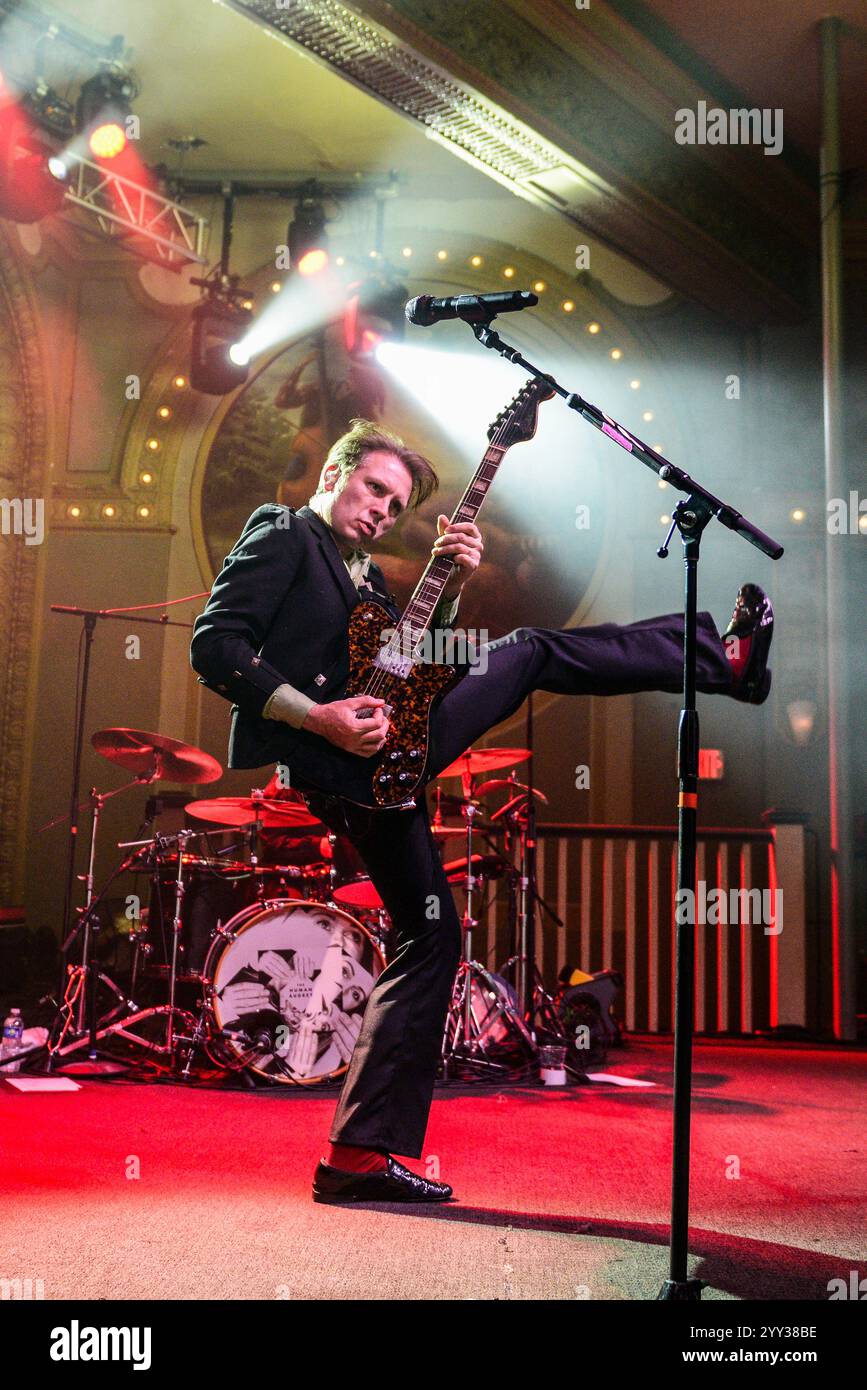 Alex Kapranos of Franz Ferdinand performs onstage at Crystal Ballroom ...