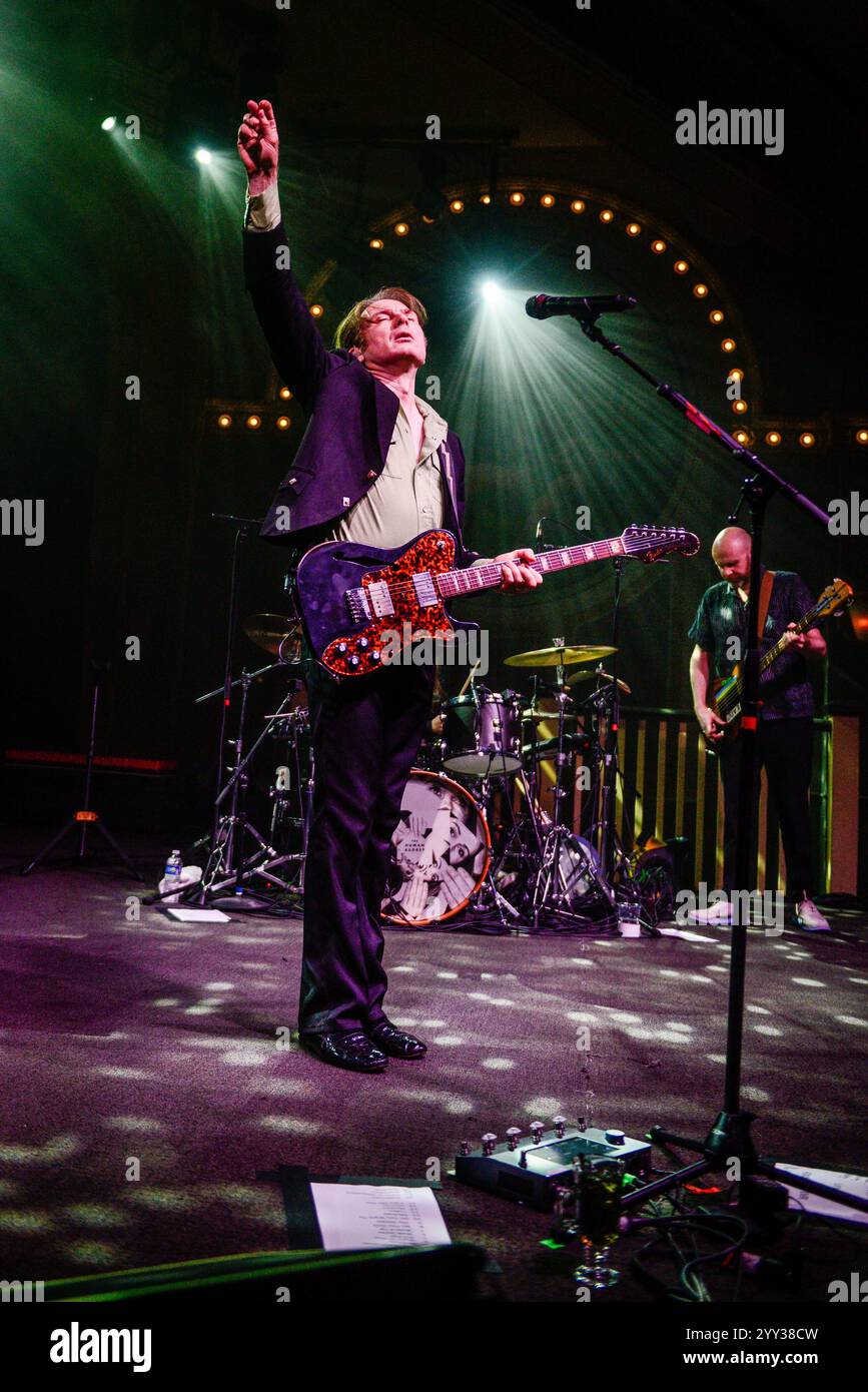 Alex Kapranos of Franz Ferdinand performs onstage at Crystal Ballroom ...