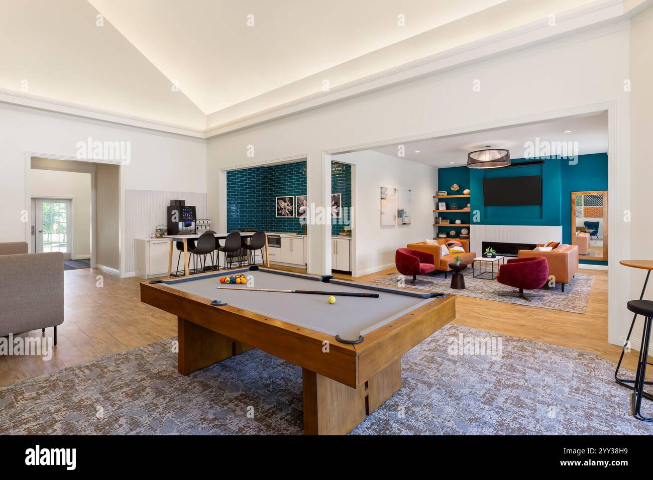 Clubhouse of apartment complex hi-res stock photography and images - Alamy