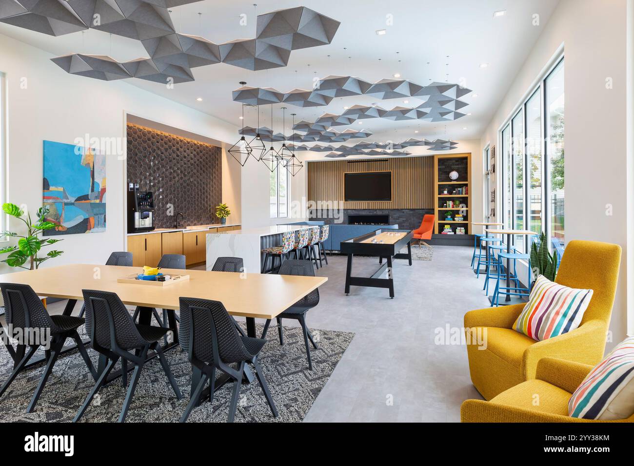 Connect Space in aprtment building public area Stock Photo - Alamy