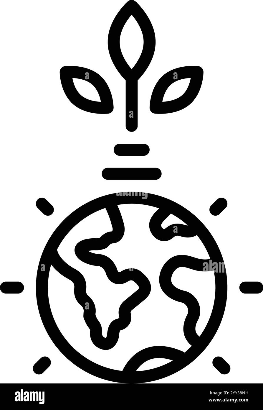 Sustainable living icon Black and White Stock Photos & Images - Alamy