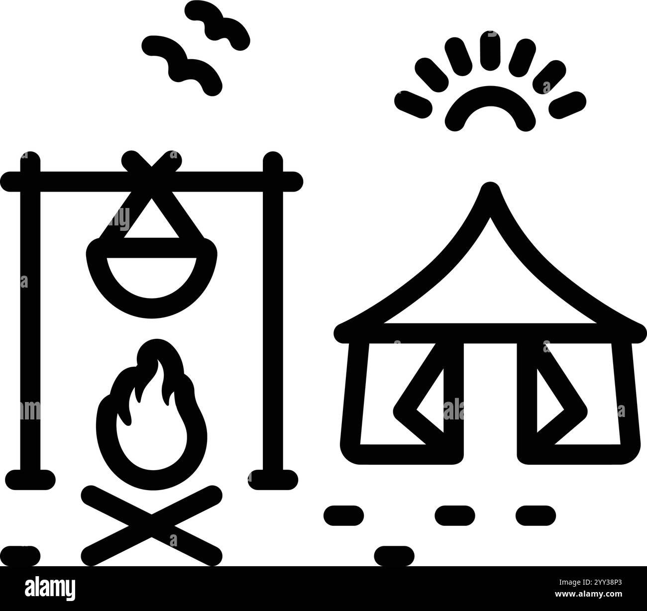 Icon for survival, fire Stock Vector Image & Art - Alamy