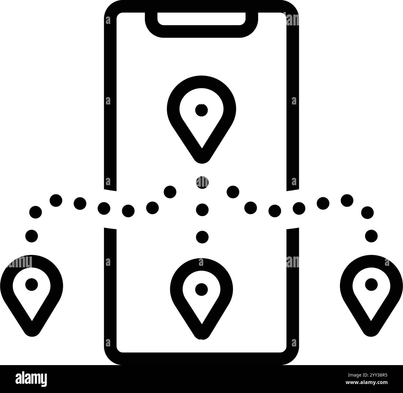 App tracking Black and White Stock Photos & Images - Alamy