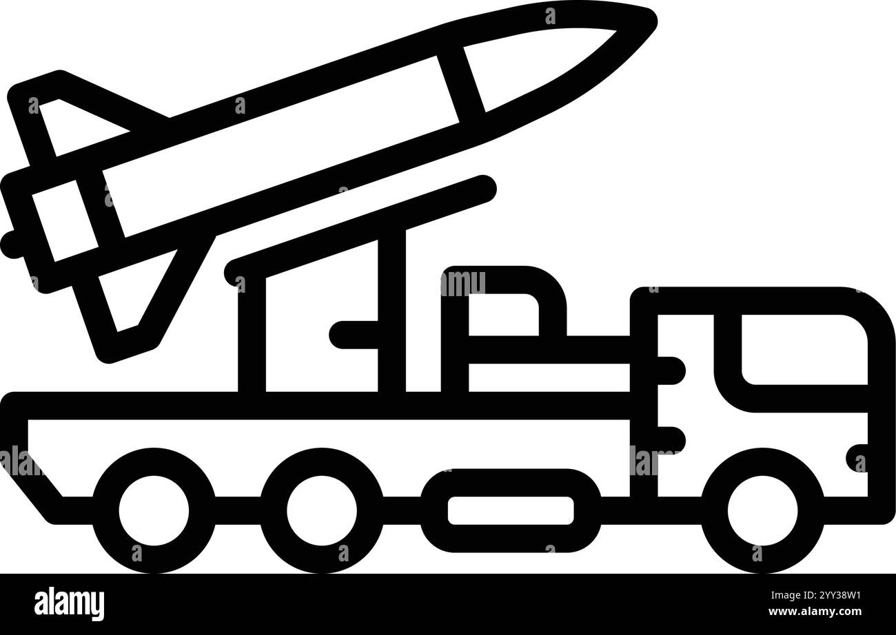 Icon for missile truck, missile Stock Vector Image & Art - Alamy