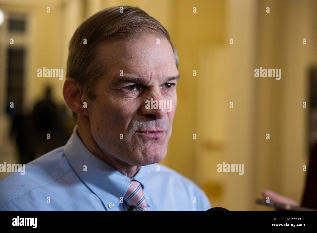 Rep. Jim Jordan (R-Ohio) speaks with reporters on Capitol Hill Dec. 18 ...
