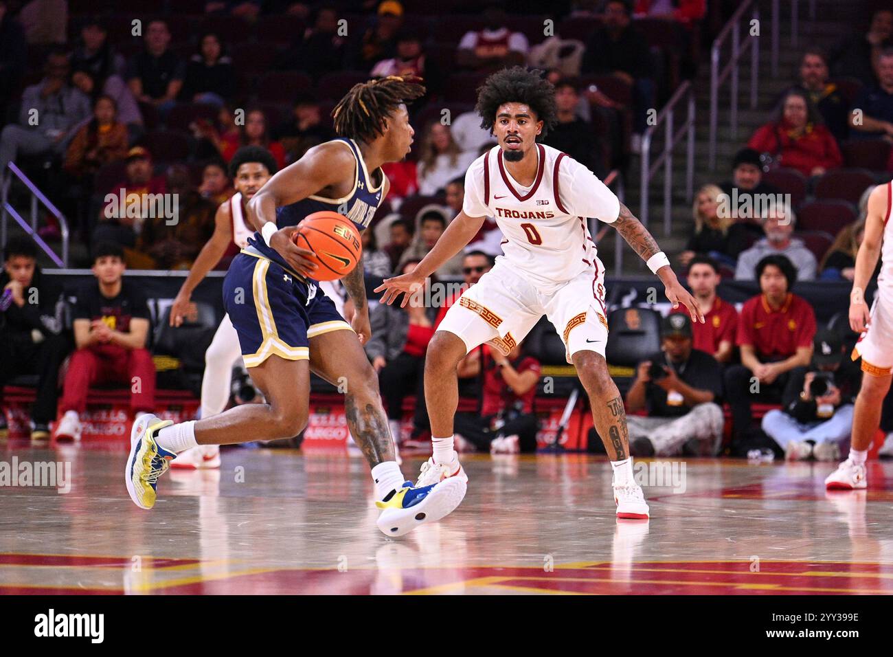 LOS ANGELES, CA - DECEMBER 15: USC Trojans forward Saint Thomas (0) on ...