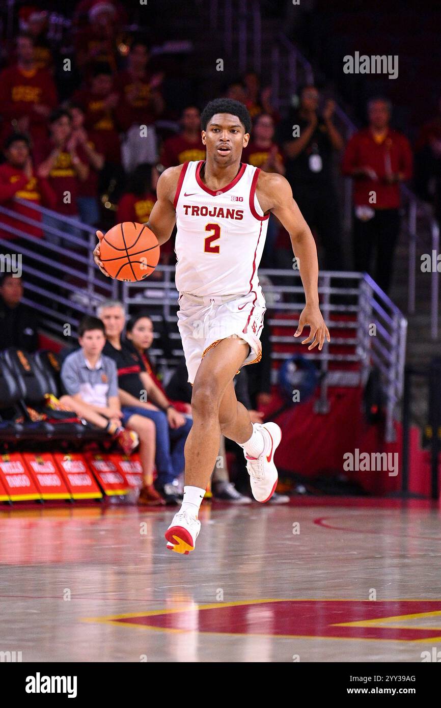 LOS ANGELES, CA - DECEMBER 15: USC Trojans forward Isaiah Elohim (2 ...