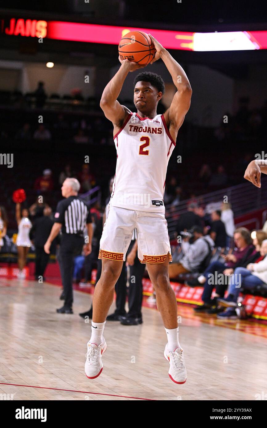 LOS ANGELES, CA - DECEMBER 15: USC Trojans forward Isaiah Elohim (2 ...