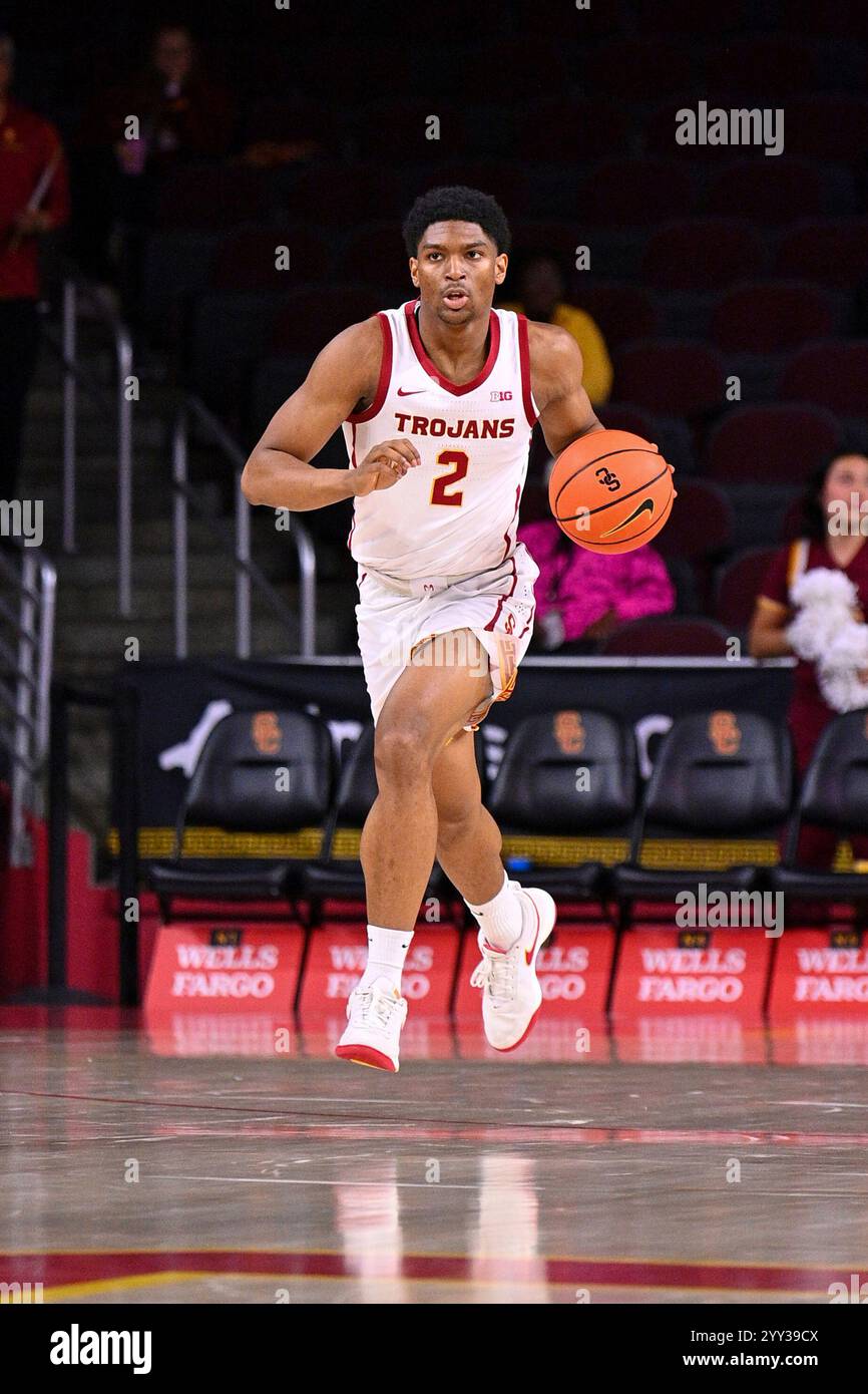 LOS ANGELES, CA - DECEMBER 15: USC Trojans forward Isaiah Elohim (2 ...