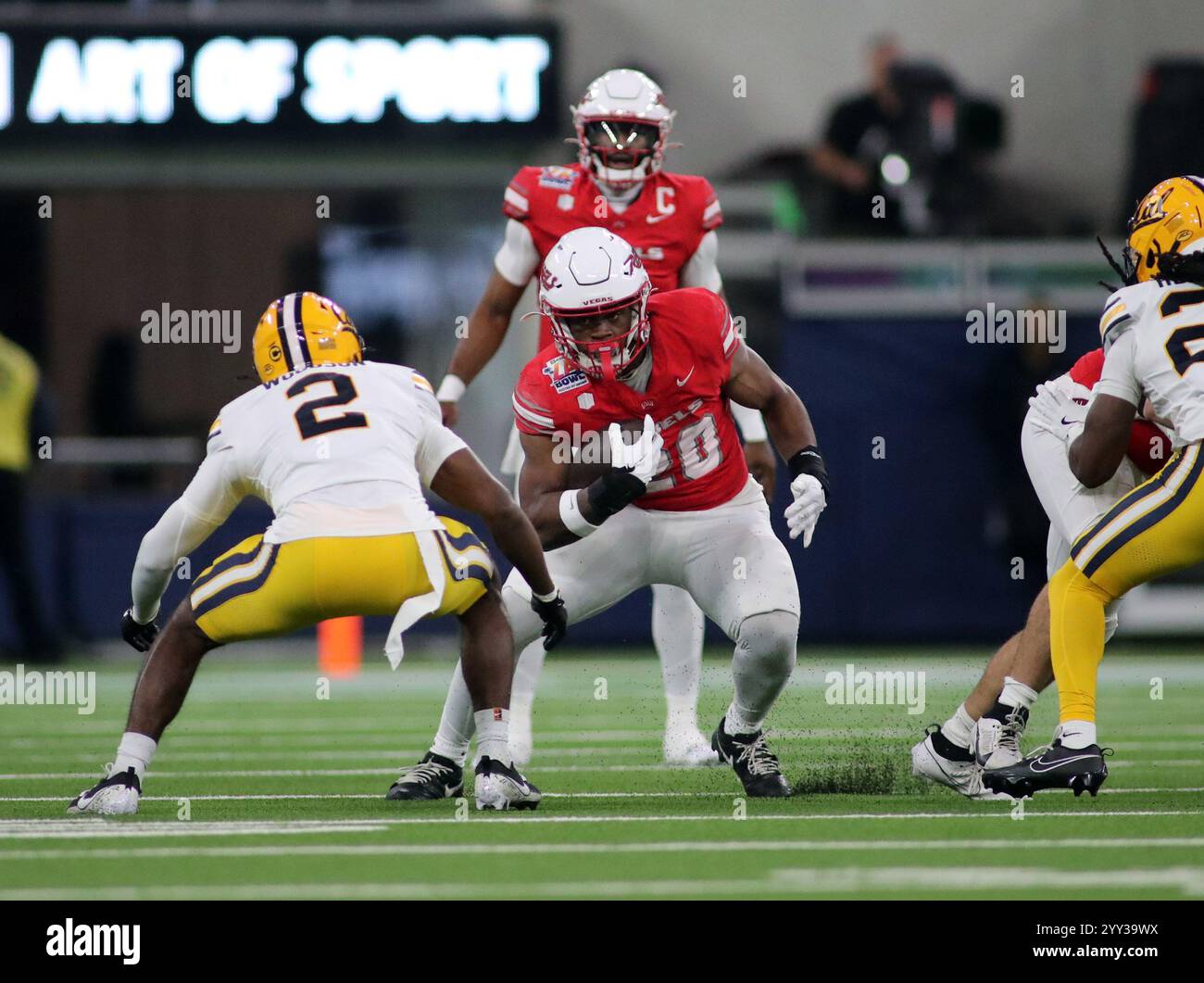 Inglewood, USA. 18th Dec, 2024. December 18, 2024 - UNLV Rebels running ...